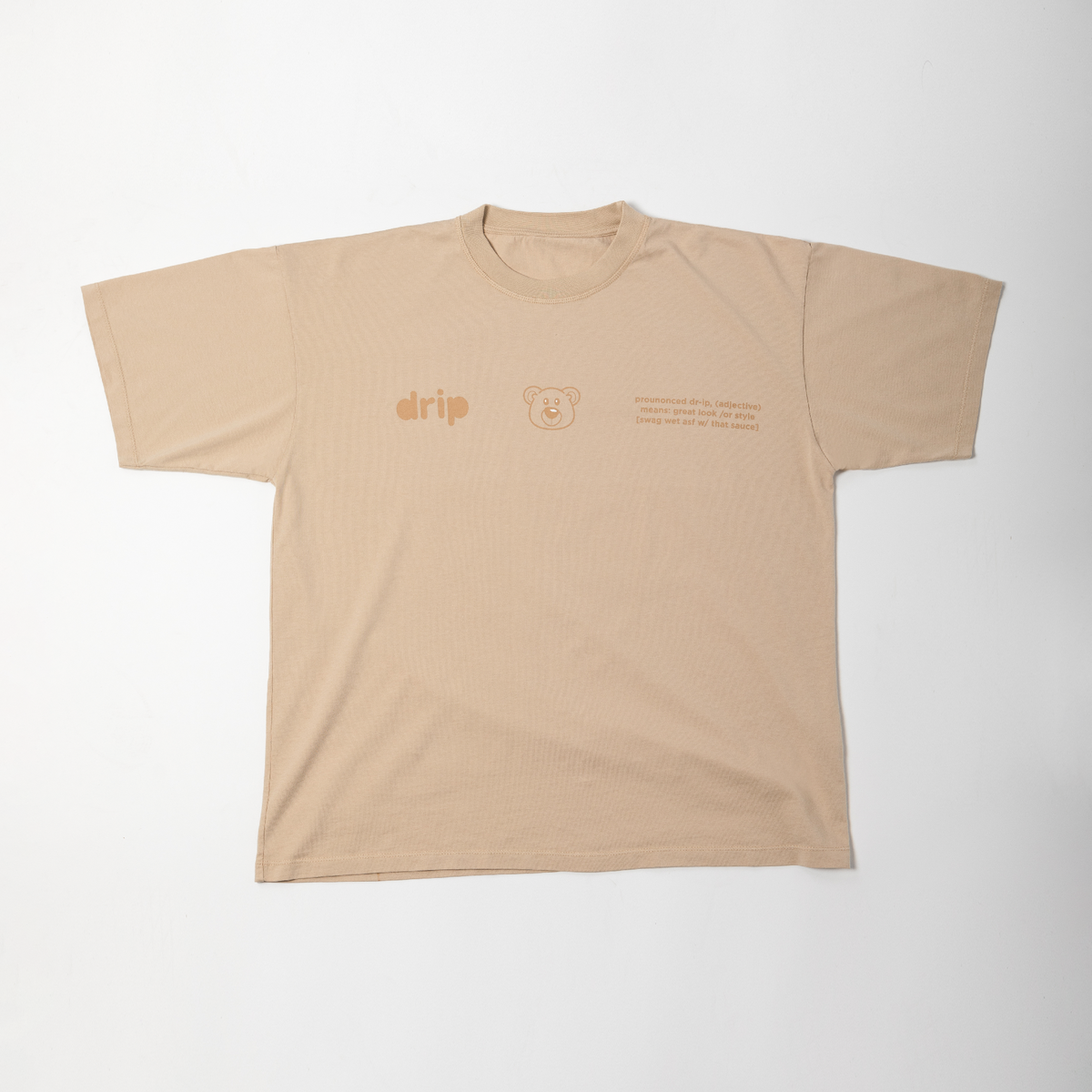 GOOD HEART TEE BEIGE – Drip
